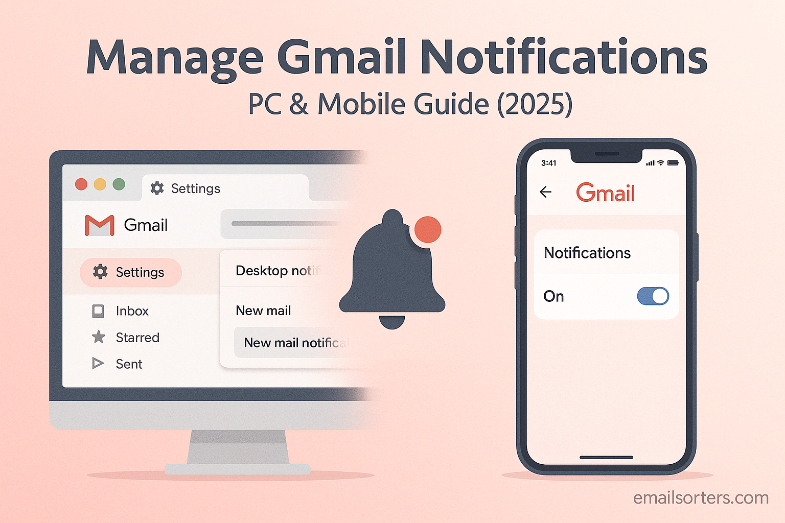 How To Manage Gmail Notifications On PC & Mobile
