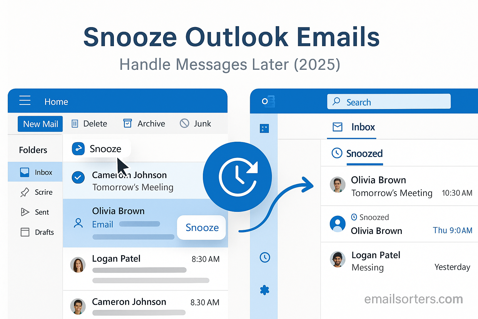 Snooze Outlook Emails And Handle Messages Later