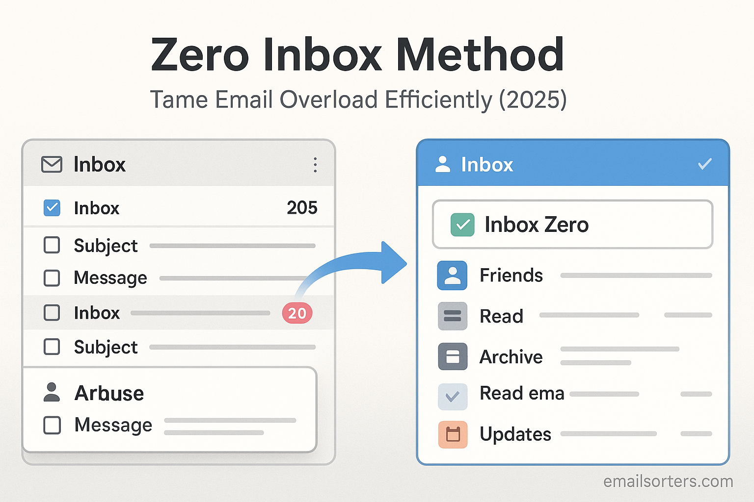 Zero Inbox Method: Tame Email Overload Efficiently