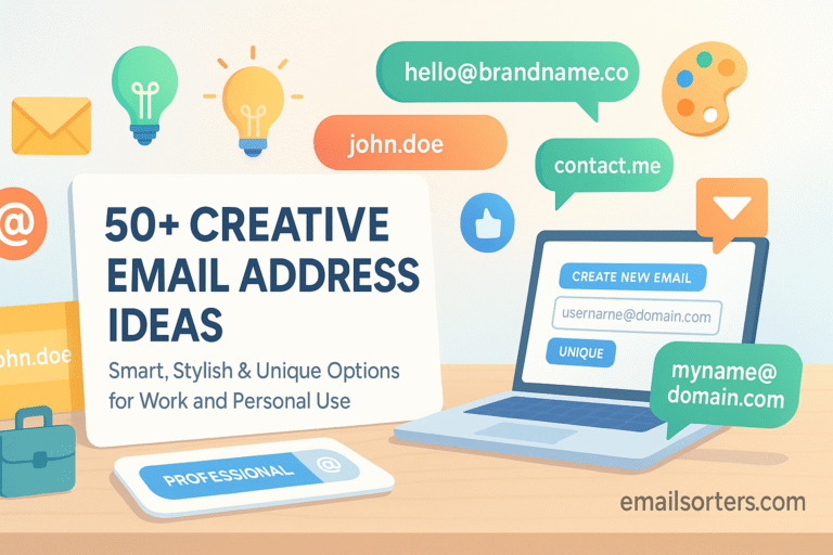 50+ Creative Email Address Ideas For Work And Personal Use