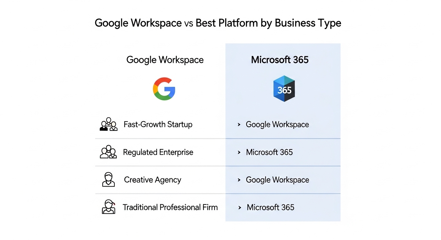 Google Workspace Vs Microsoft 365: Comparison (2026)